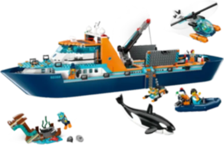 The best prices today for LEGO® City Arctic Explorer Ship - ToyBricksFinder