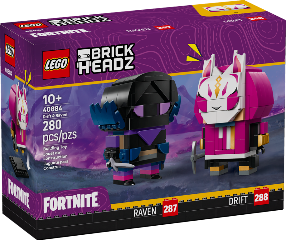 The best prices today for LEGO® BrickHeadz™ Drift und Raven Figuren ...
