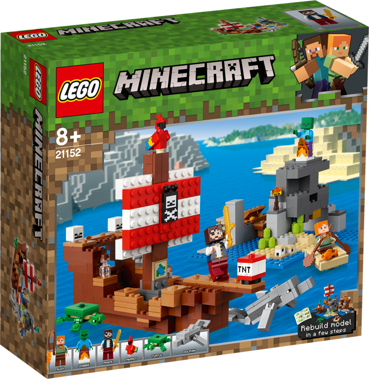 The best prices today for LEGO® Minecraft The Pirate Ship Adventure ...