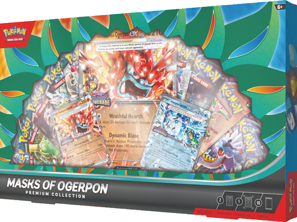 The best prices today for Pokémon TCG: Masks of Ogerpon Premium ...