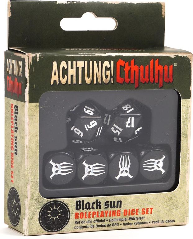 Il miglior prezzo per Achtung! Cthulhu 2d20: Black Sun Dice Set ...