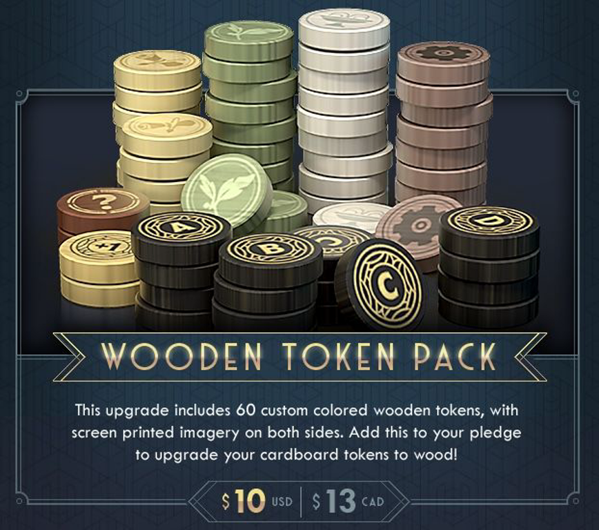 The best prices today for Skyrise: Wooden Token Pack - TableTopFinder